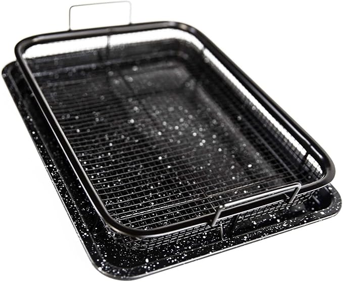 Pep Crisper Oven Tray with Crisping Basket Baking Tray for Oven Non ...