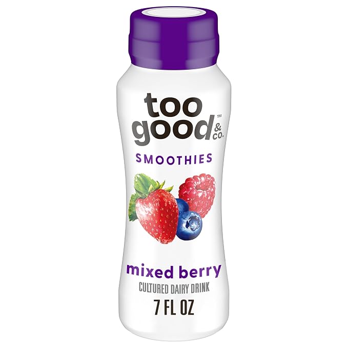Amazon.com: Two Good Mixed Berry Smoothie, Yogurt-Cultured Dairy Drink ...