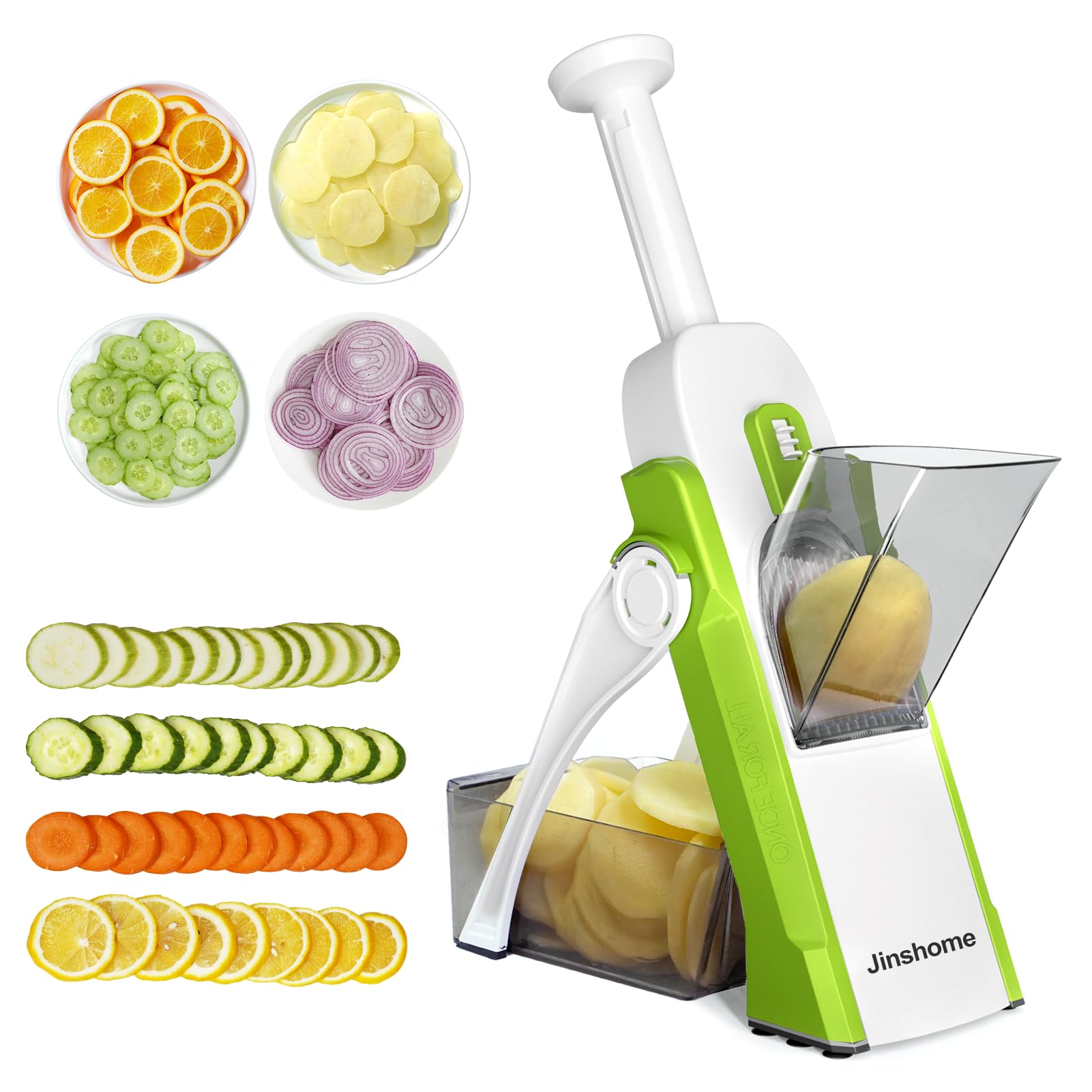 Amazon.com: Mandoline Slicer/Veggie chopper for Kitchen &Safe Vegetable ...