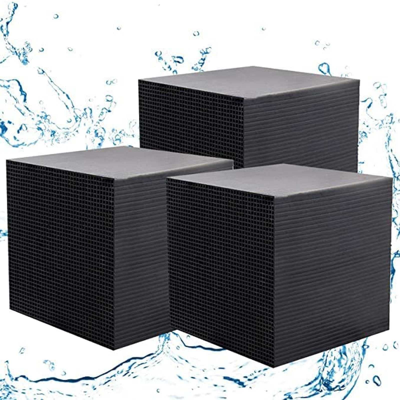 Amazon.com: REZELADA Activated Carbon Water Purifier Cube 3 Pack Fish ...