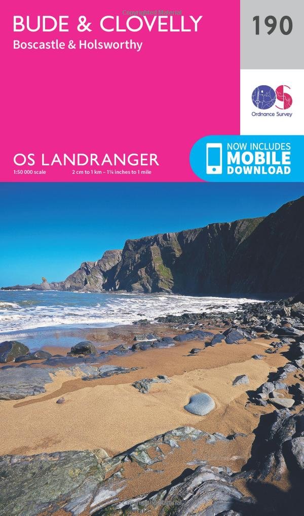 Bude & Clovelly Map | Boscastle & Holsworthy | Ordnance Survey | OS ...