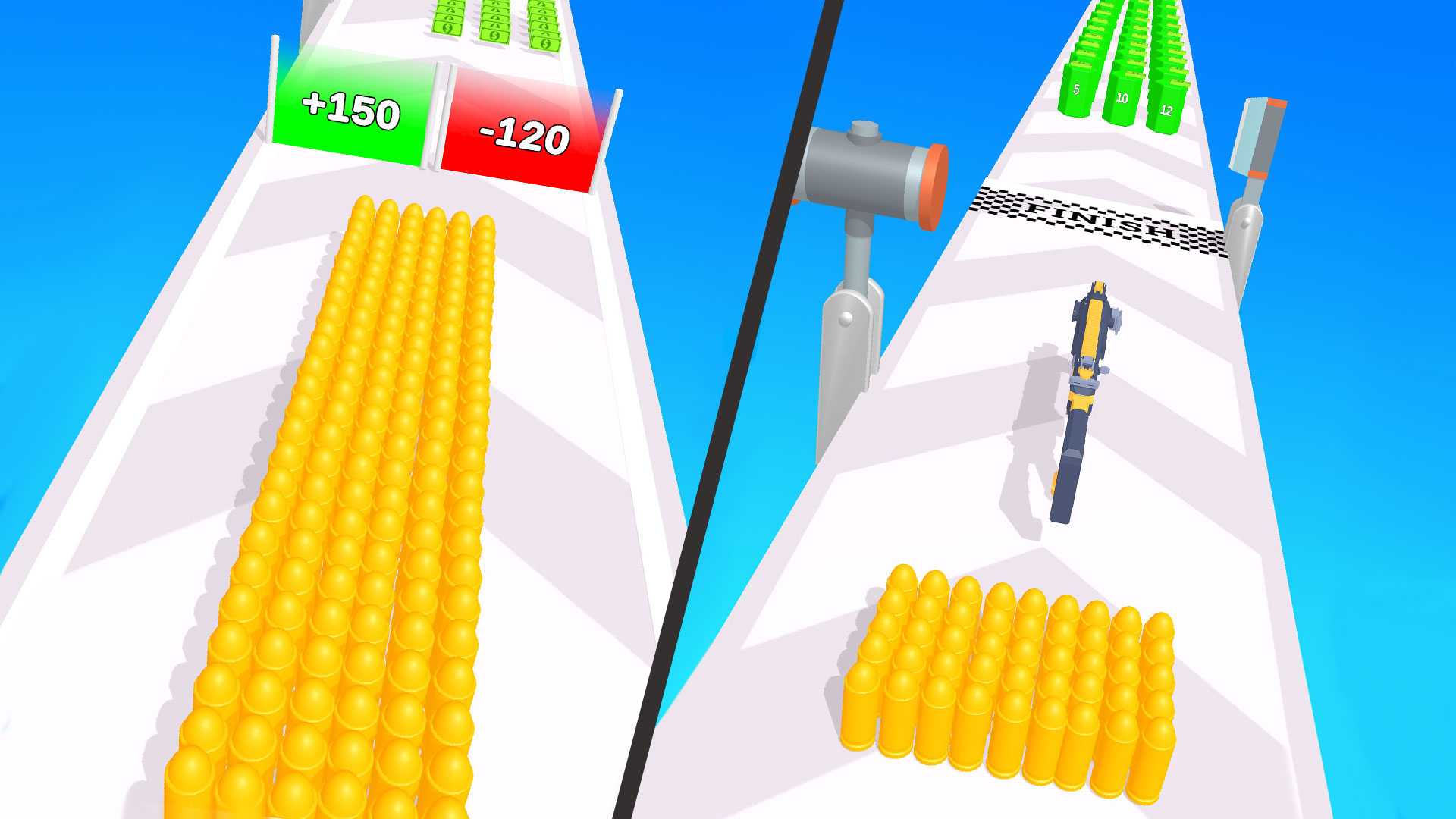 Bullet Army Gun Run 3D - Bullet Stack Rush Weapon Shooter Action Game ...