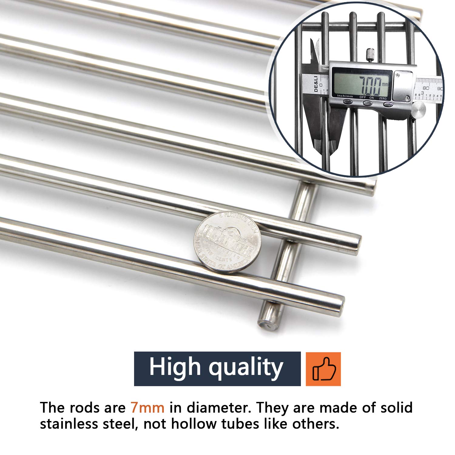 Snapklik.com : Hongso 17.25" Grill Grates For Weber Spirit 300 Series ...