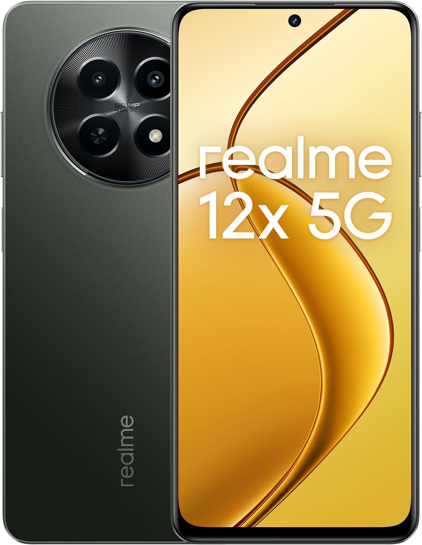 Amazon.com: realme 12x 5G Smartphone 8+256 GB, Dimensity 6100 ...