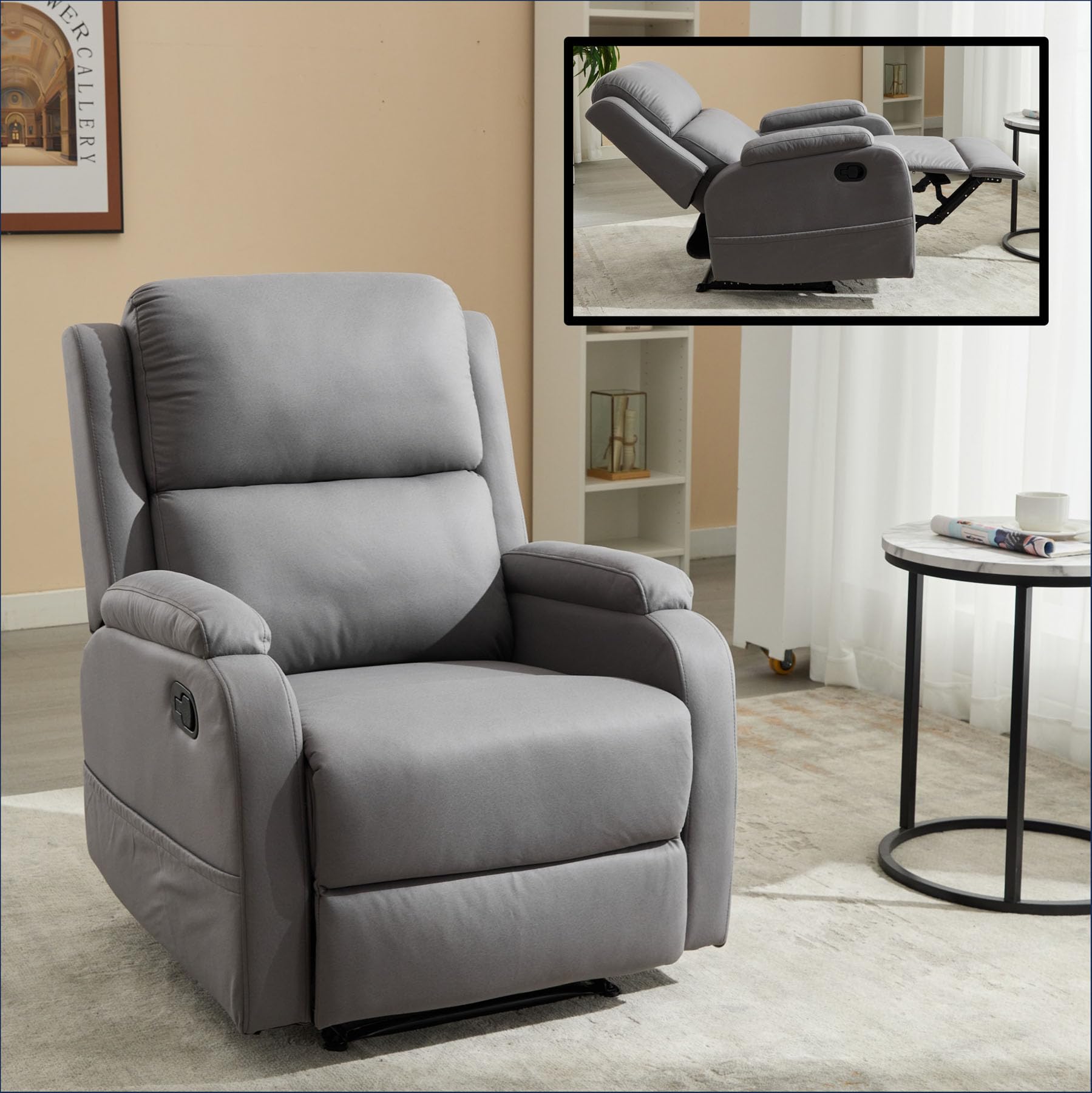 Amazon.com: Relaxing Lazy Boy Recliner Chairs for Adults, Small ...