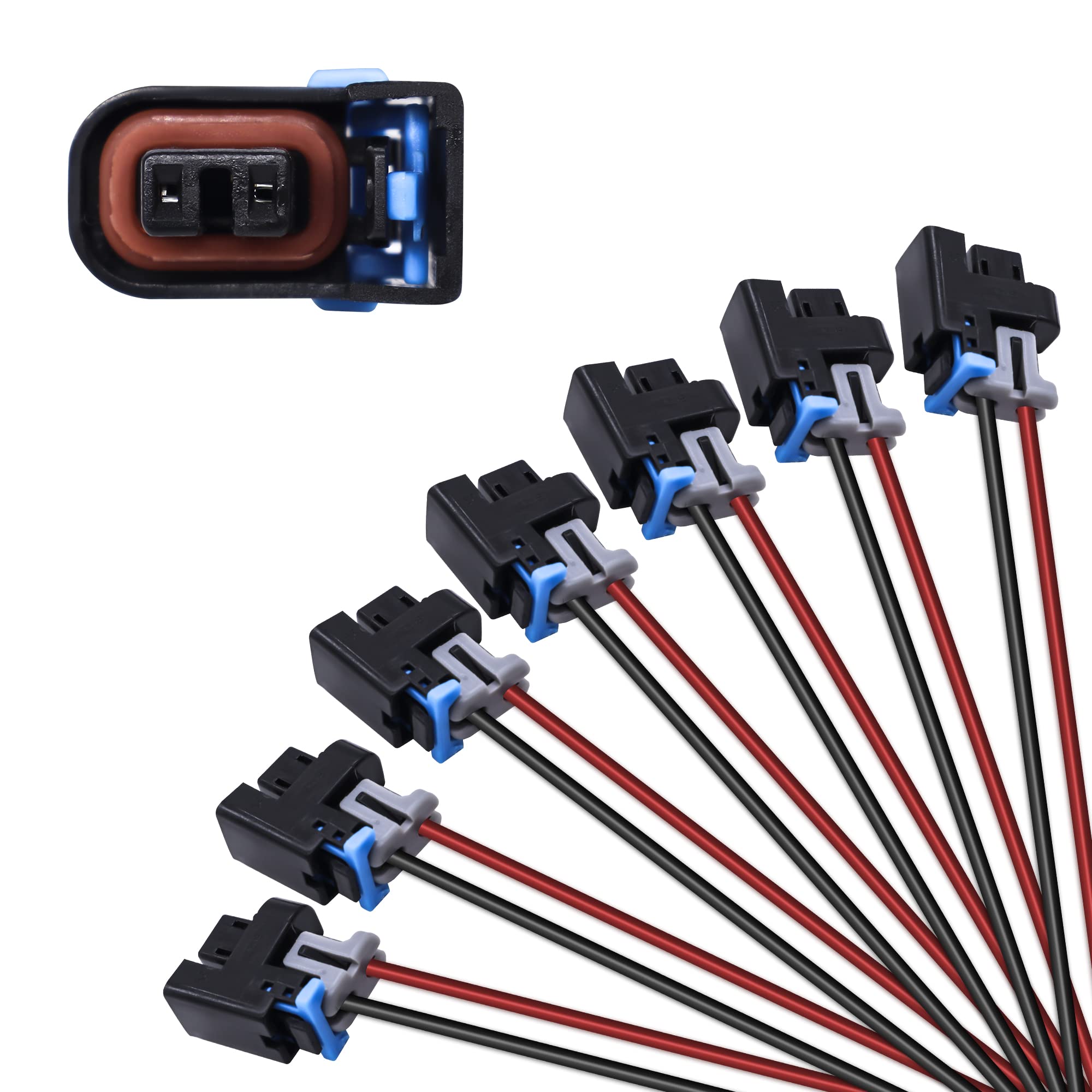 Amazon.com: HiSport LS Truck Fuel Injector Connector Pigtail Wire ...