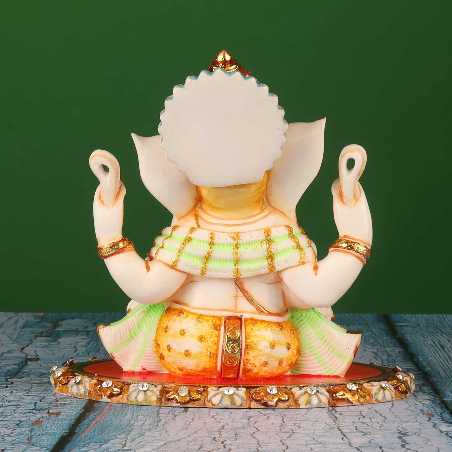 Buy Ganesha Statue Lord Ganesha Statue Hand-Painted Gajanana Idol ...