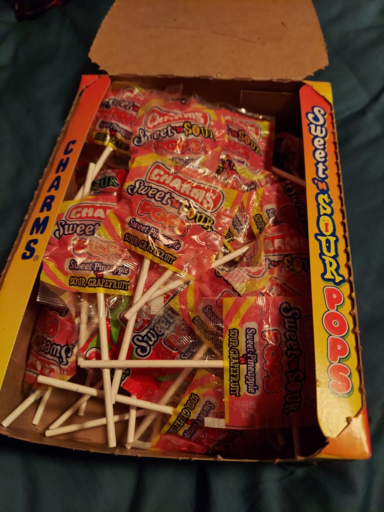 Amazon.com : Charms Sweet and Sour Pops, in 5 Assorted Sweet/Sour ...
