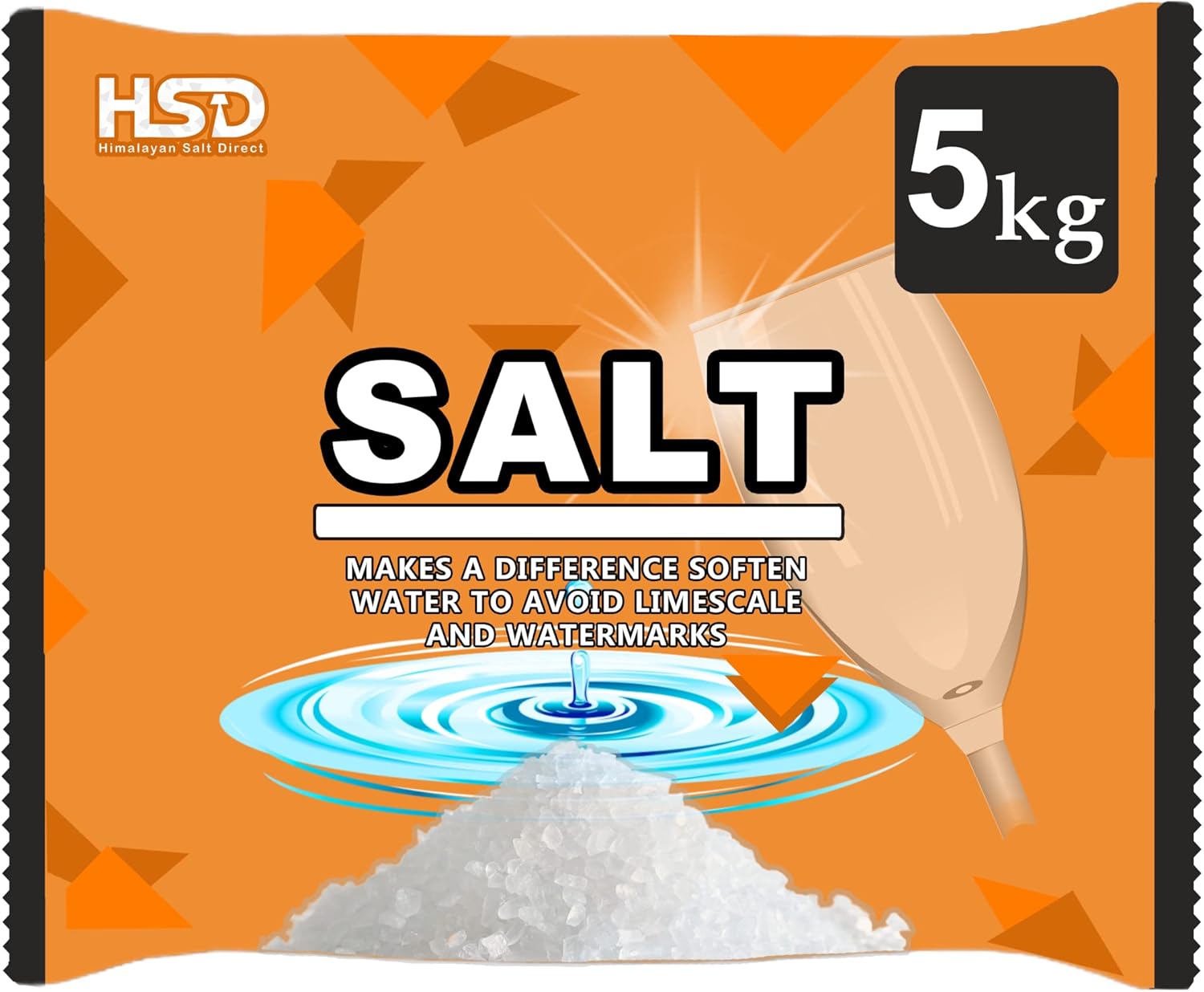 HSD Dishwasher Salt 5 kg, Pack of 3 : Amazon.co.uk: Grocery