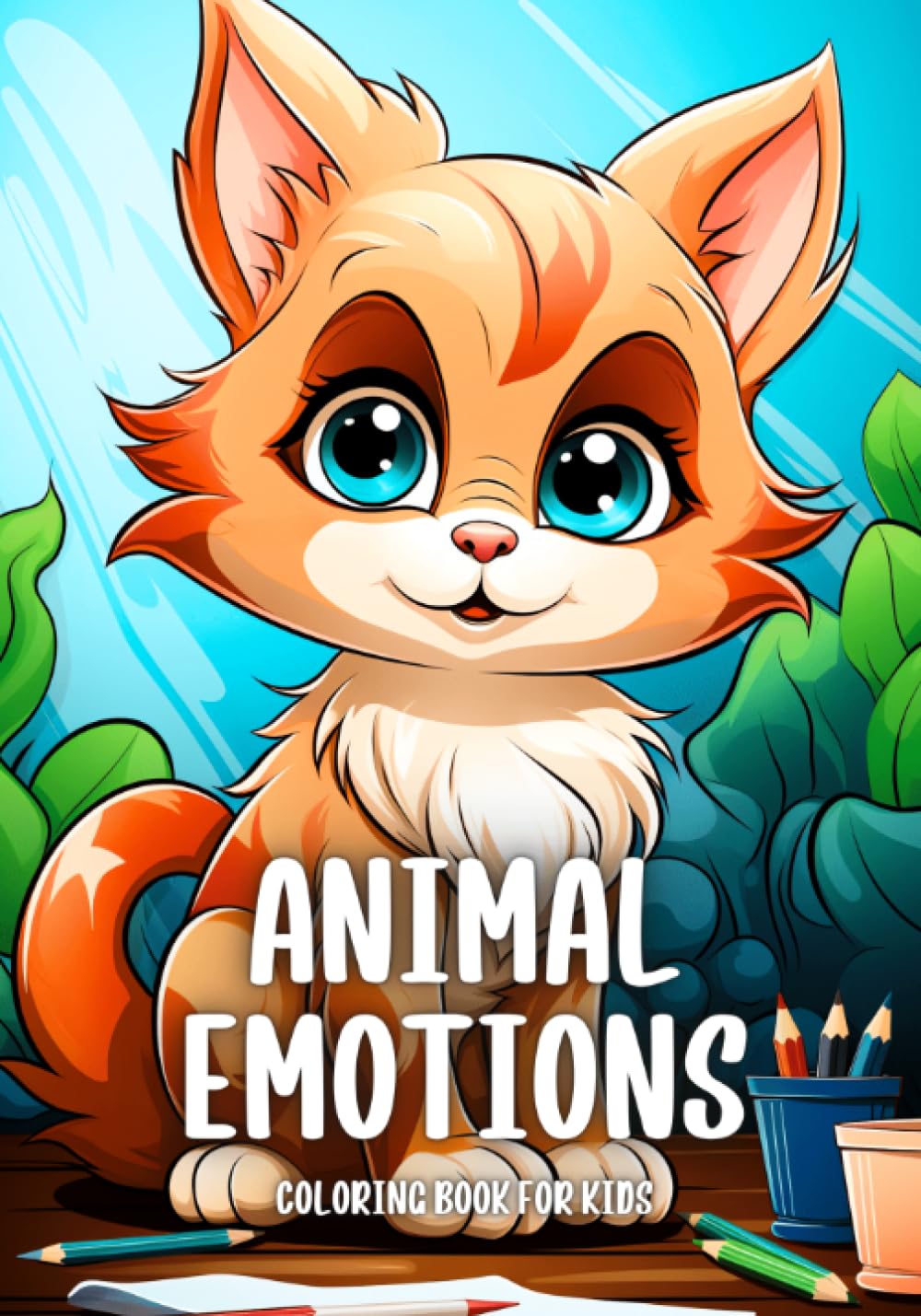 Animal Emotions Coloring Book for Kids: Exploring Feelings for Girls ...