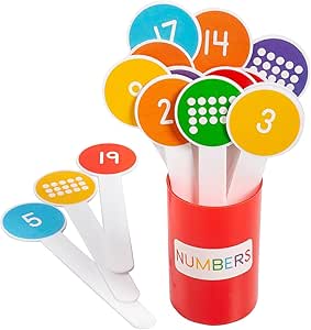 Amazon.com: Fun Express Number Wands – Educational Math Toy for Kids ...