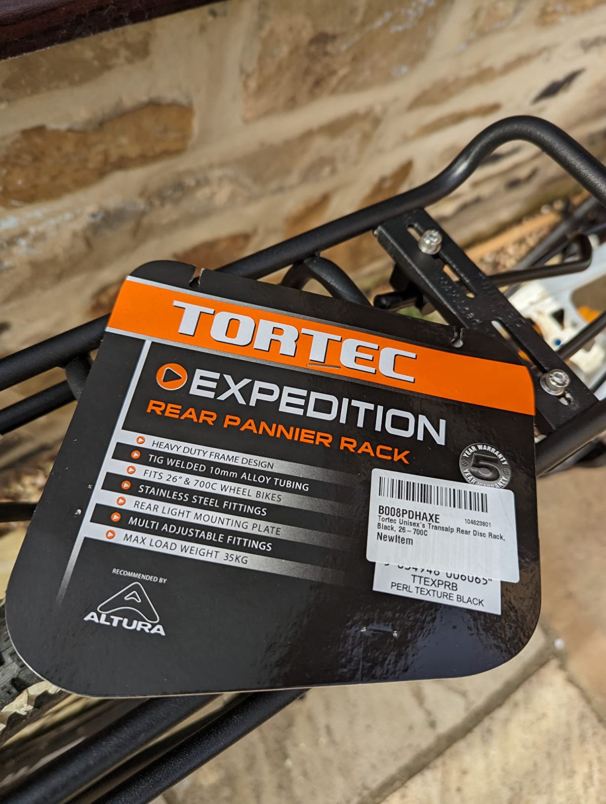 Tortec Transalp Rear Disc Rack – Altura