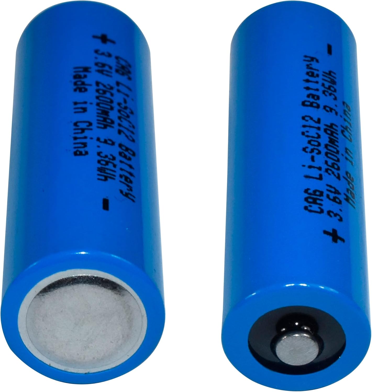 Amazon.com: HQRP 2-Pack ER14505 3.6V AA Lithium Batteries 2600mAh Non ...