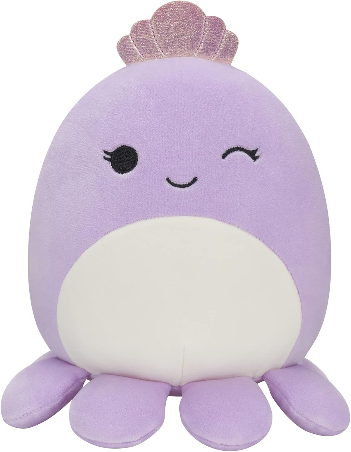 Squishmallows SQCR02398 - Violet of the Octopus with Crown 19 cm ...