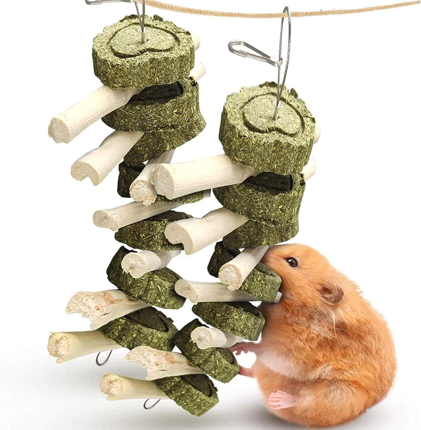 Amazon.com : Leeko Bunny Chew Toys for Teeth, Organic Sweet Bamboo ...