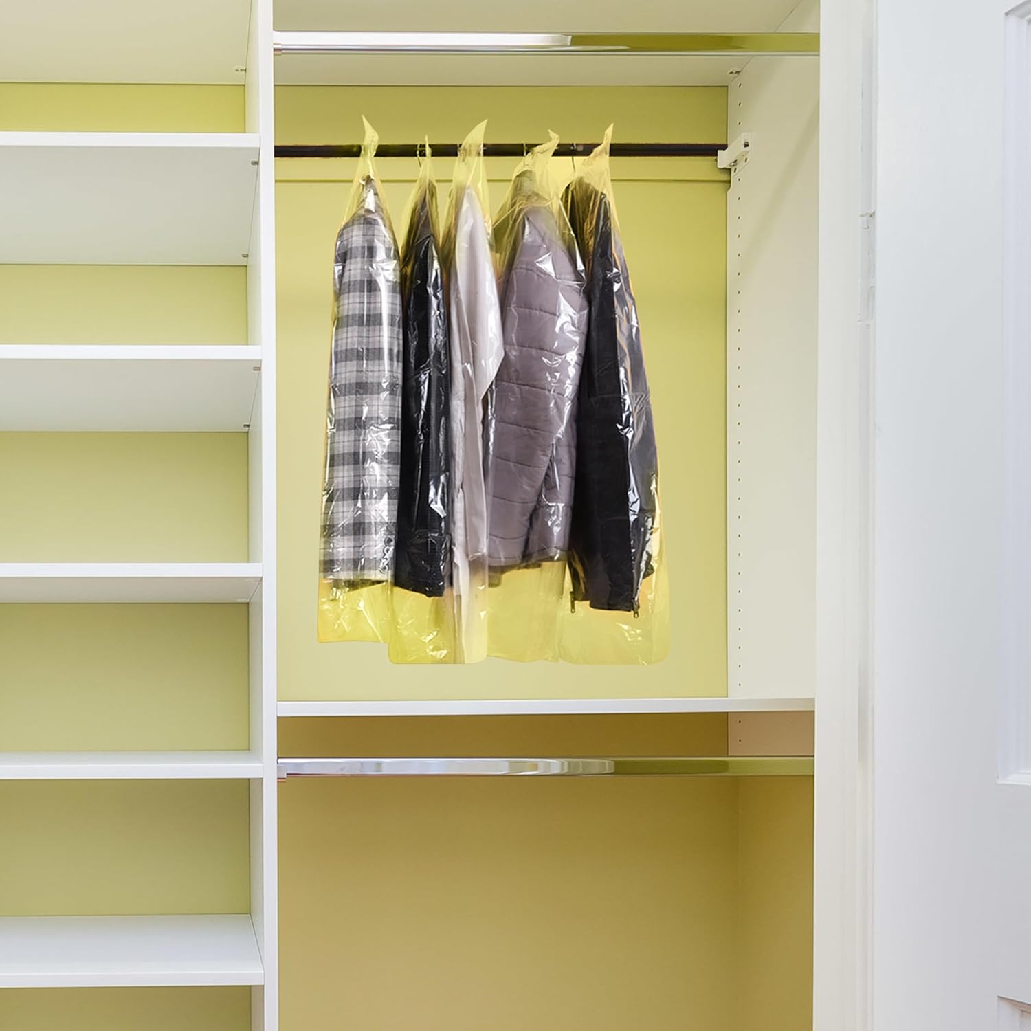 Paquete de 15 bolsas protectoras de plástico transparente de 35.4 ...