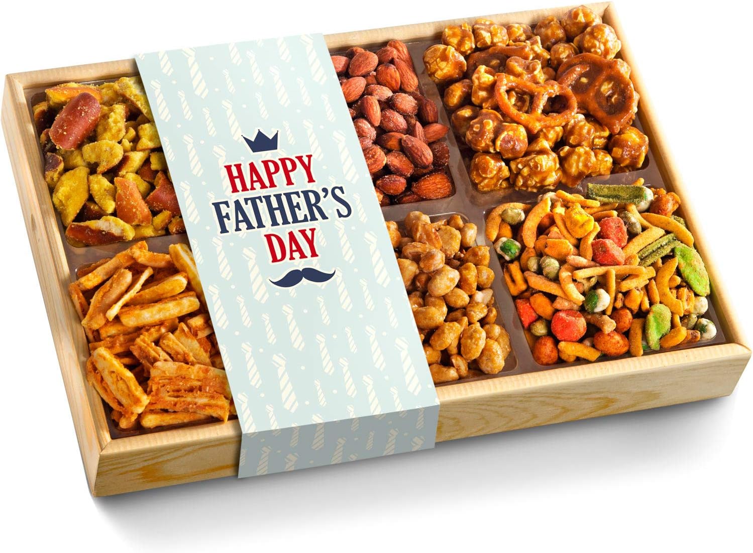 Amazon.com : Father's Day Crunch 'n Munch Snack & Nut Variety Tray Gift ...