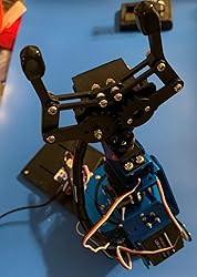 Amazon.com: Robotic Arm Kit 6DOF Programming Robot Arm with 5 Servo, Handle, Mechanical Claw and ...