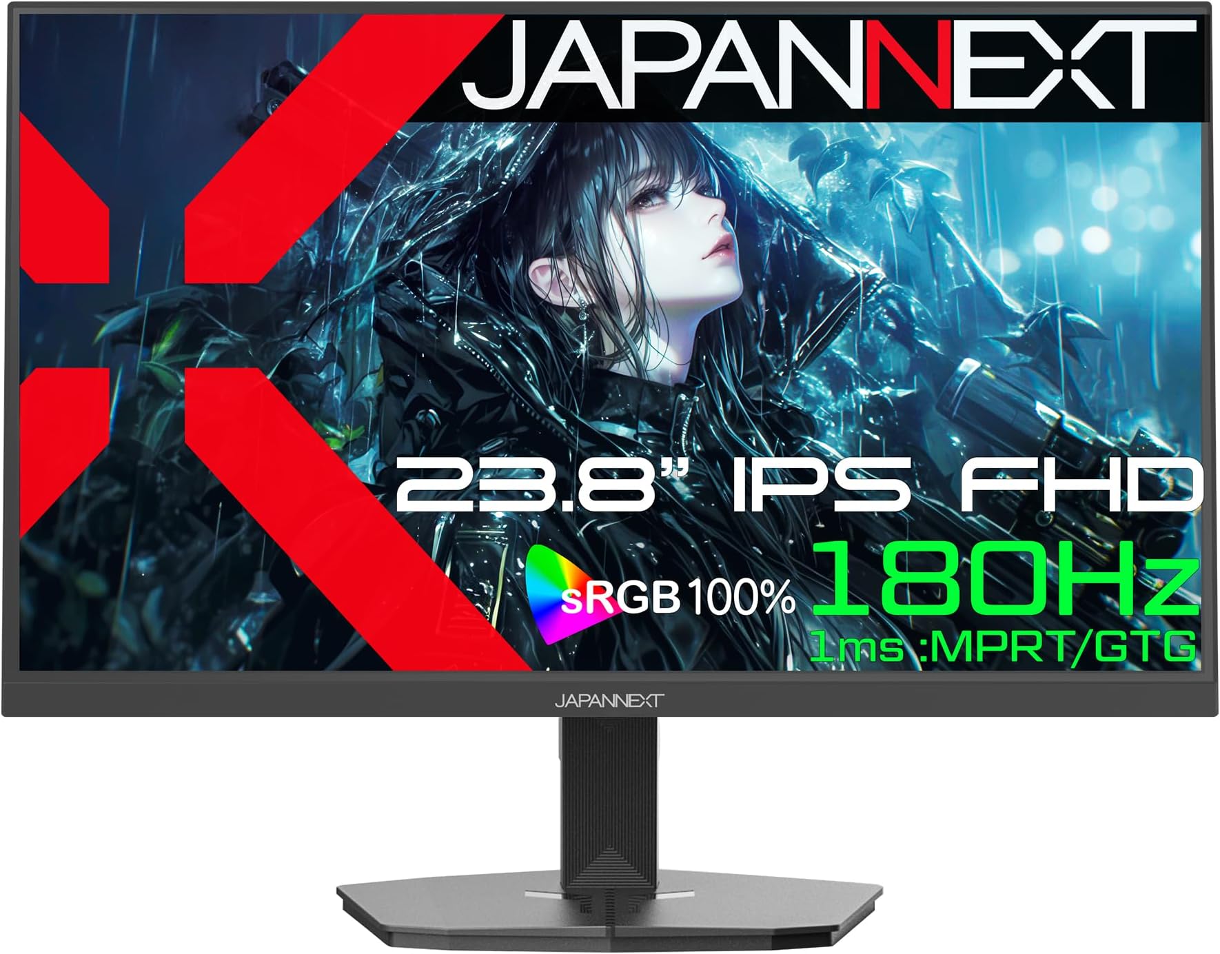 Amazon.co.jp: 【ECサイト限定】JAPANNEXT 23.8インチ IPSパネル搭載 180Hz対応 フルHD ...