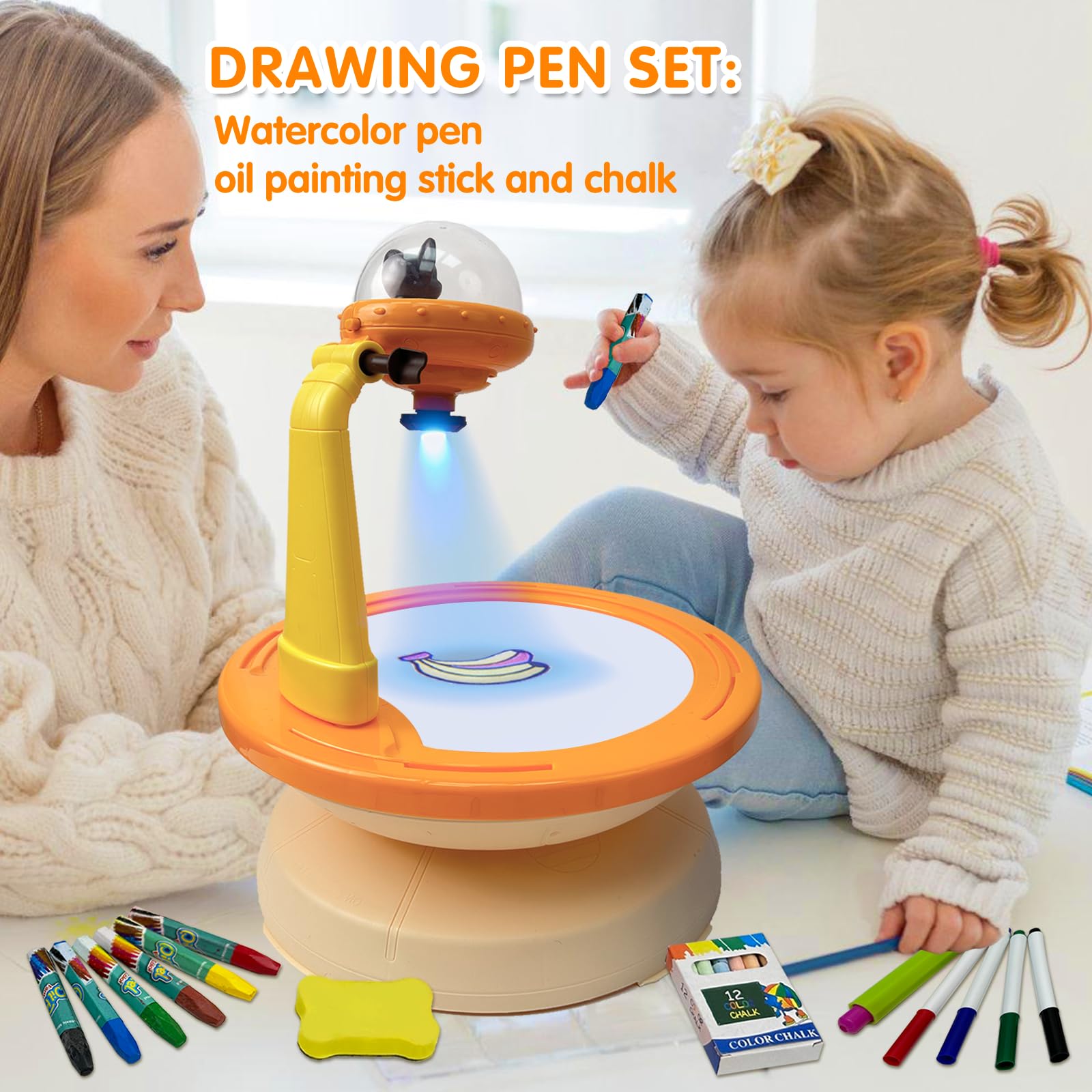 Snapklik.com : Projector Table For Kids 3 4 5 6 7- Preschool Drawing ...