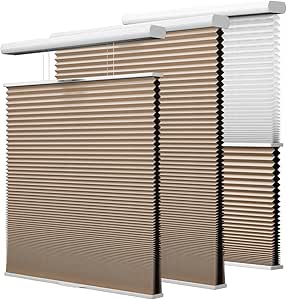 Amazon.com: SLKWDOBD Cellular Shades Cordless, Blackout Top Down Bottom ...