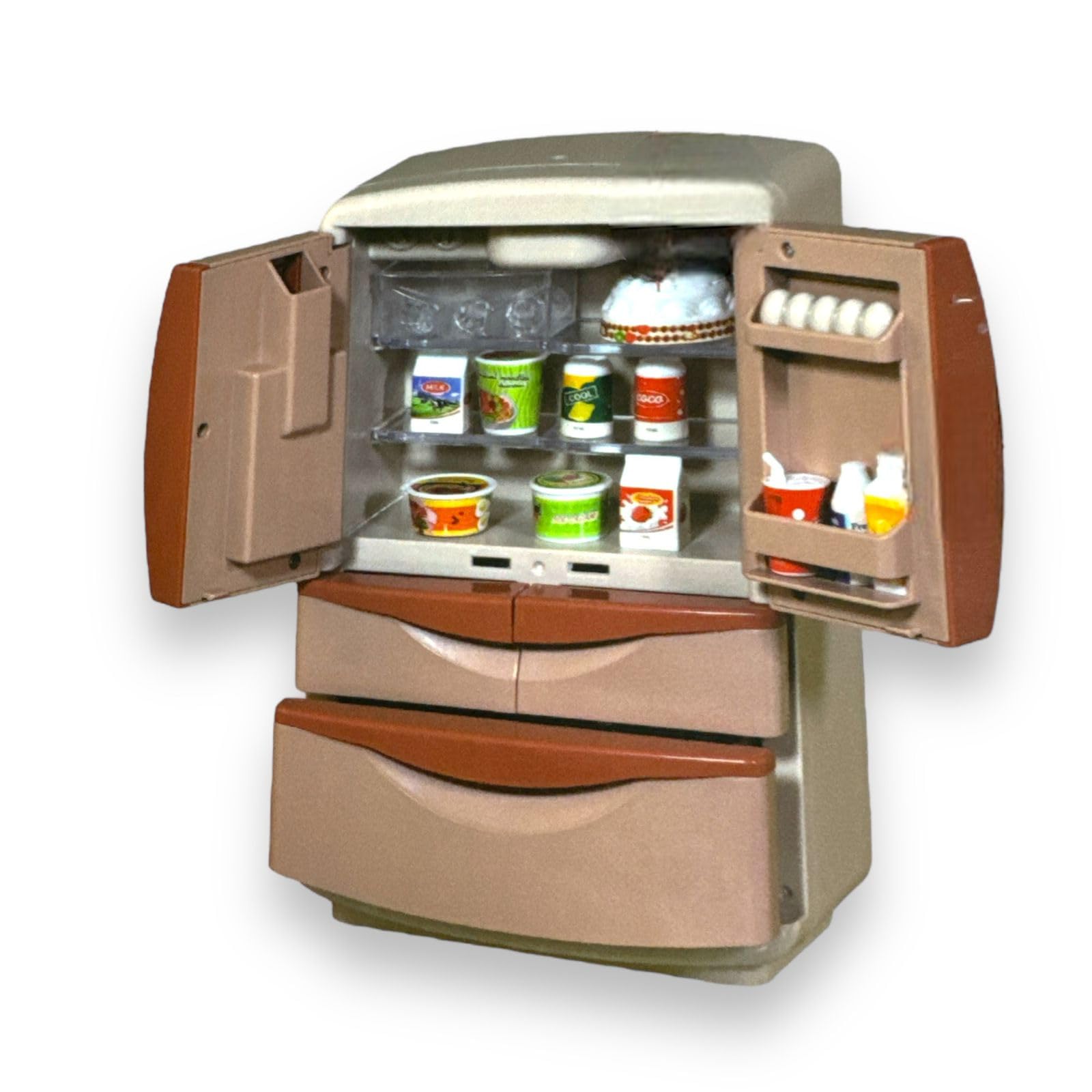 Buy TD CREATIONS Toy Refrigerator with Ice Dispenser for Kids ...