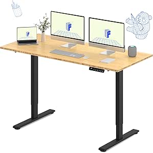 Amazon.com: FLEXISPOT E3 Bamboo Dual Motor 72x30 Inch Electric Height ...
