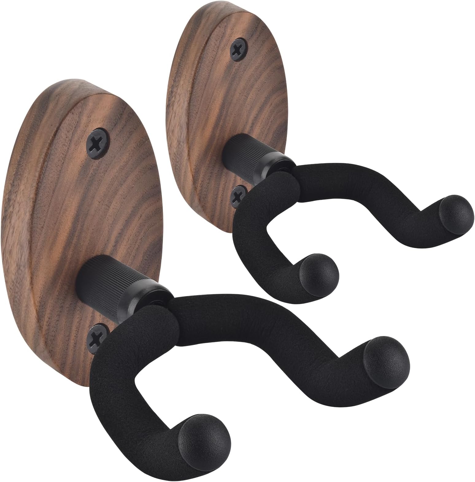 Amazon.com: MOREYES Guitar Wall Mount 2 Pack, Rotatable Soft Holder for ...