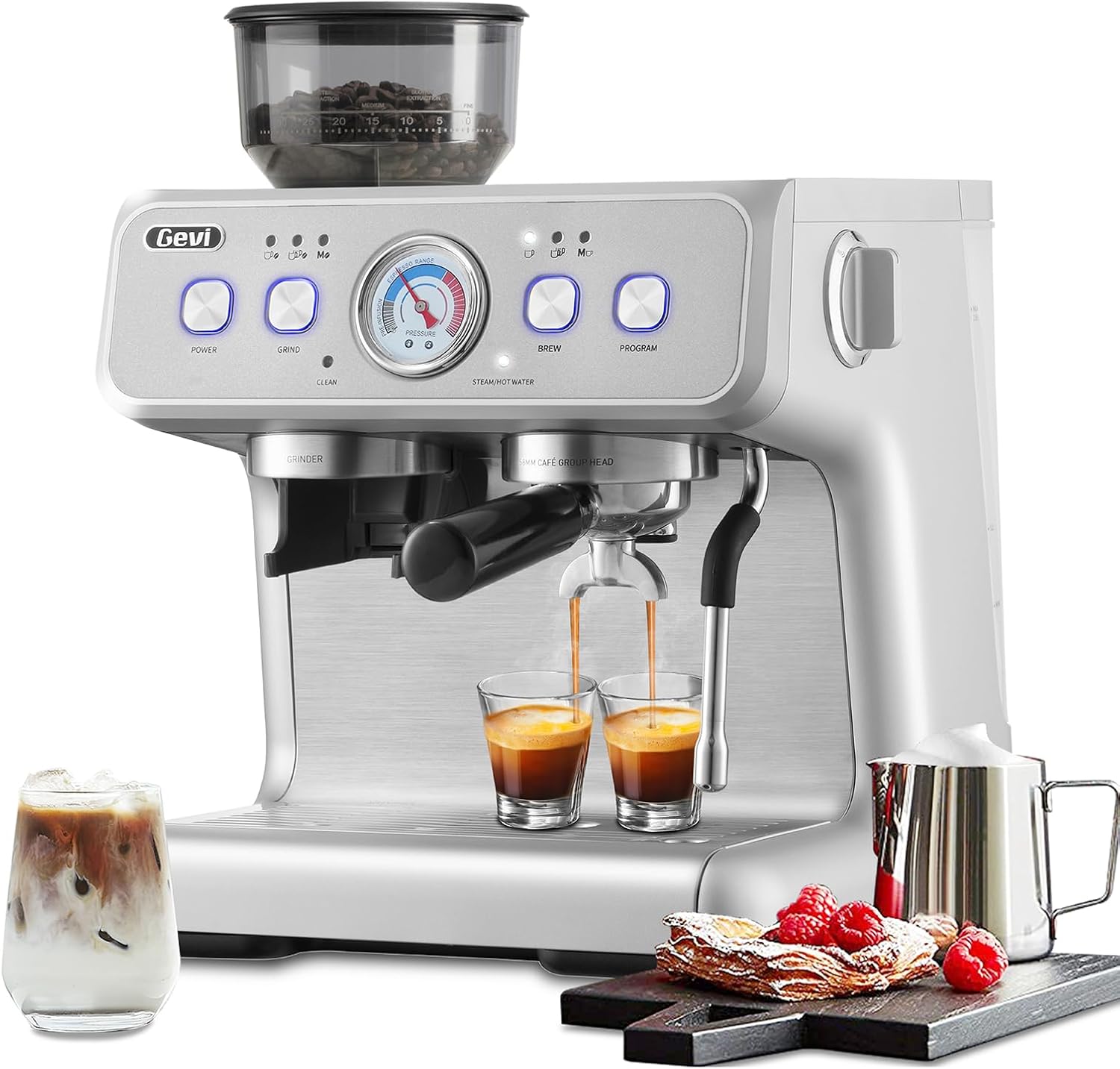 Gevi Cafetera de 4 tazas con auto-Shut Off, Cafetera de goteo pequeña ...