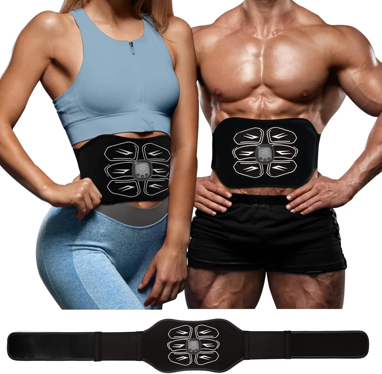 Amazon.com: Ruszoaer ABS Stimulator - EMS Muscle Stimulator, Portable ...