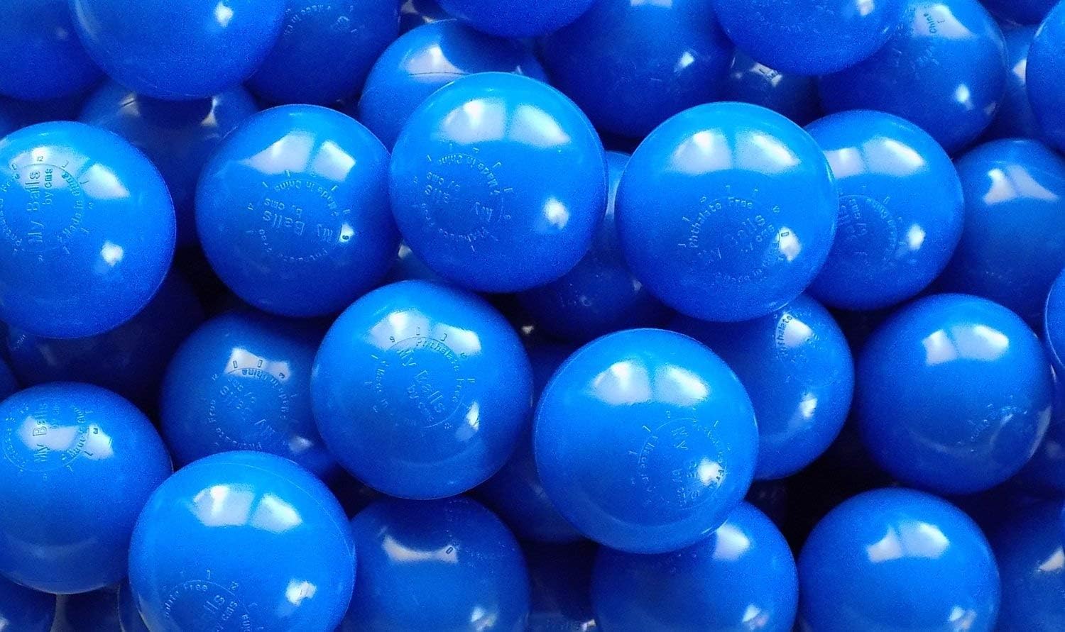 Amazon.com: Pack of 100 Blue (Primary-Blue) Color Jumbo 3" HD ...