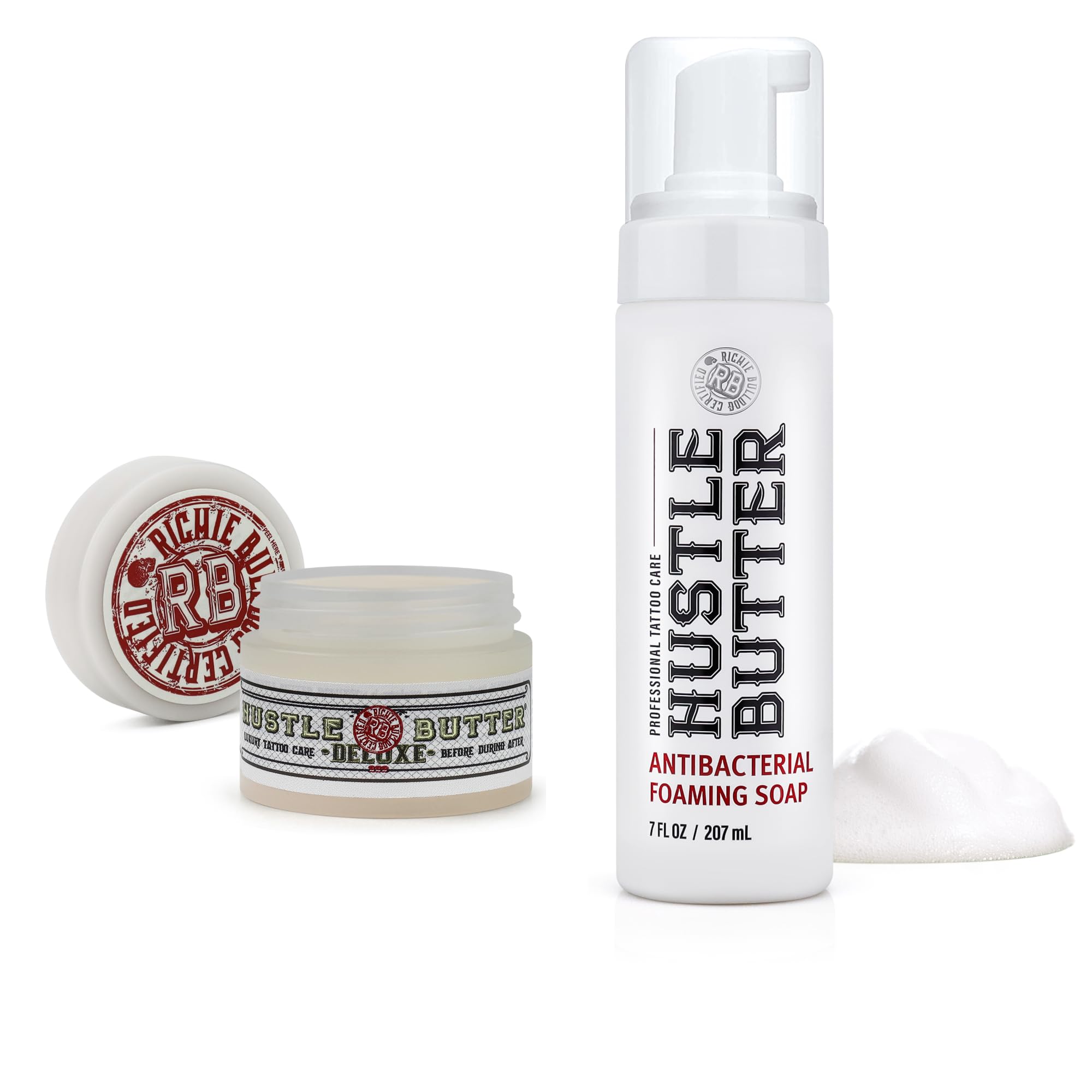 Amazon.com: Hustle Butter Tattoo Aftercare Balm 1oz & Hustle Bubbles ...