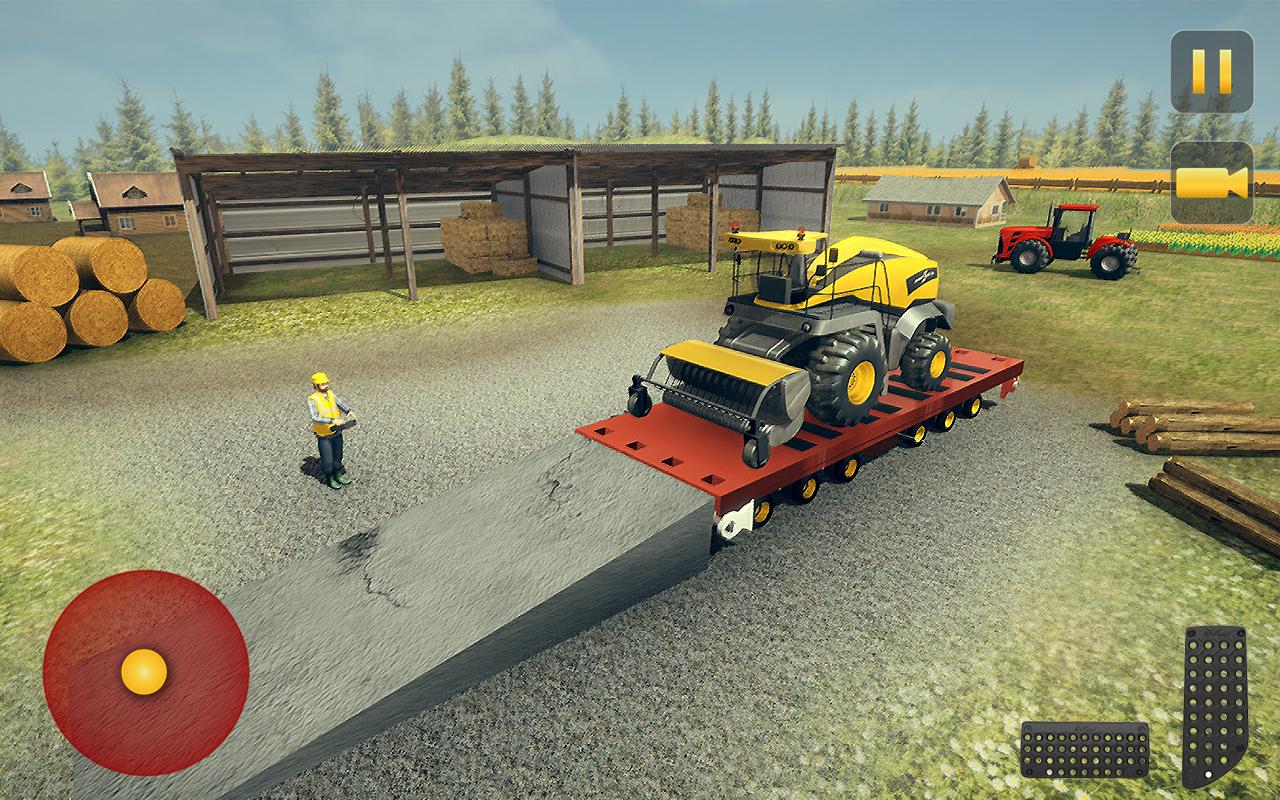 Modern Farming Machines Transporter Truck Simulator: Heavy Cargo ...