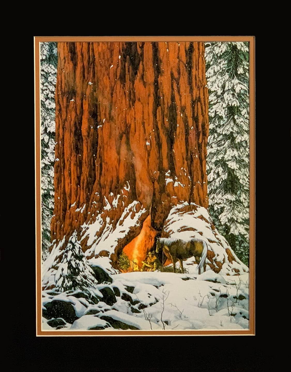 Amazon.com: Bev Doolittle Christmas Day, Give or Take a Week 11 x 14 ...