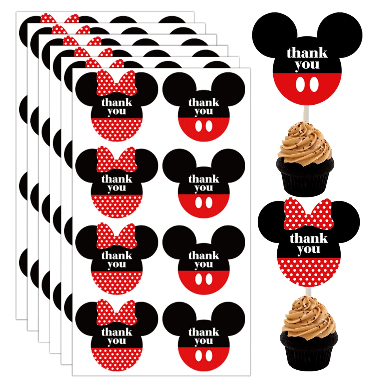 Mickey Mouse Head Printable Cutouts