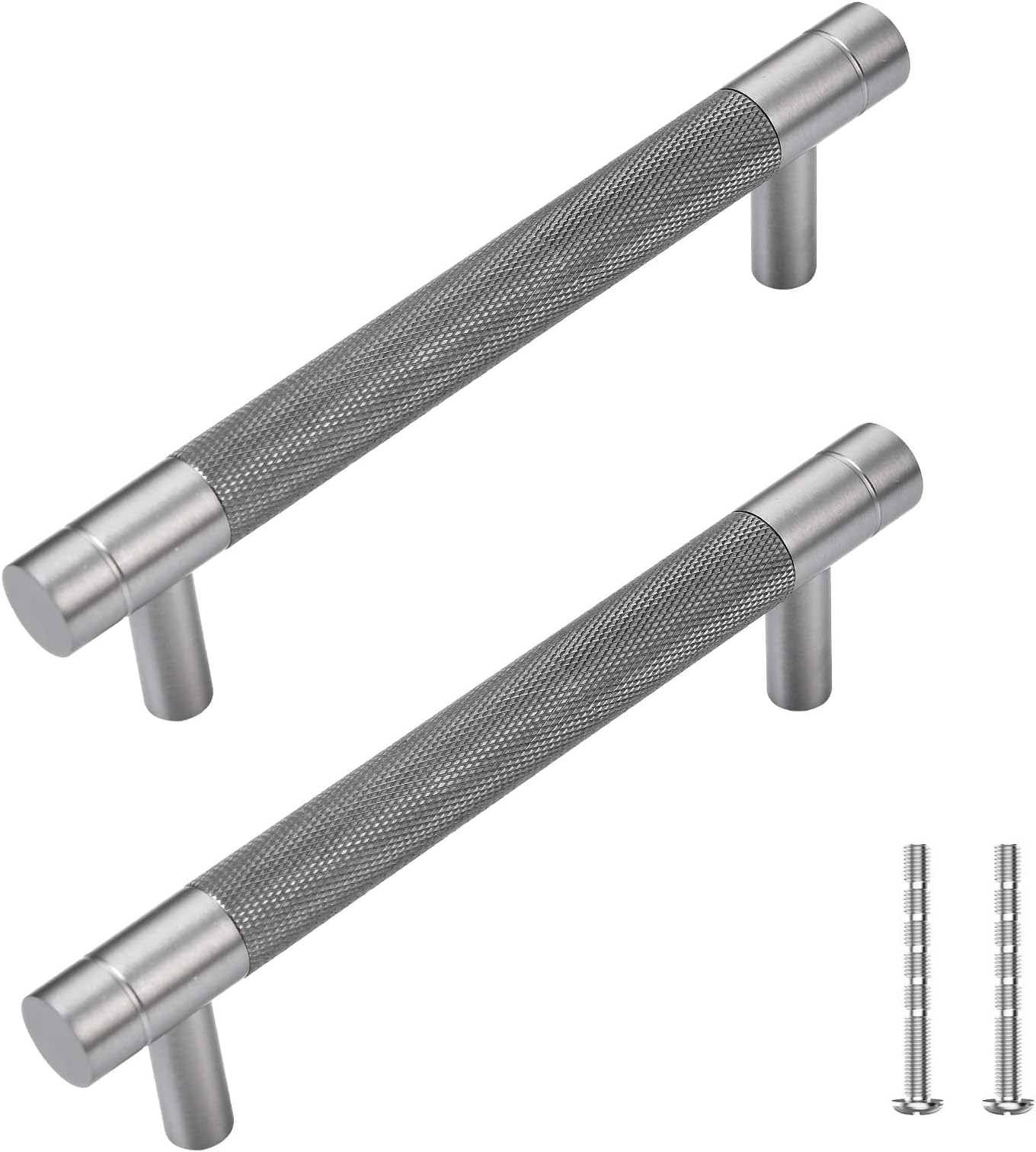 Ubozaw 6 Pack Minimalist Cabinet Door Handles 5" Hole Centers Modern ...