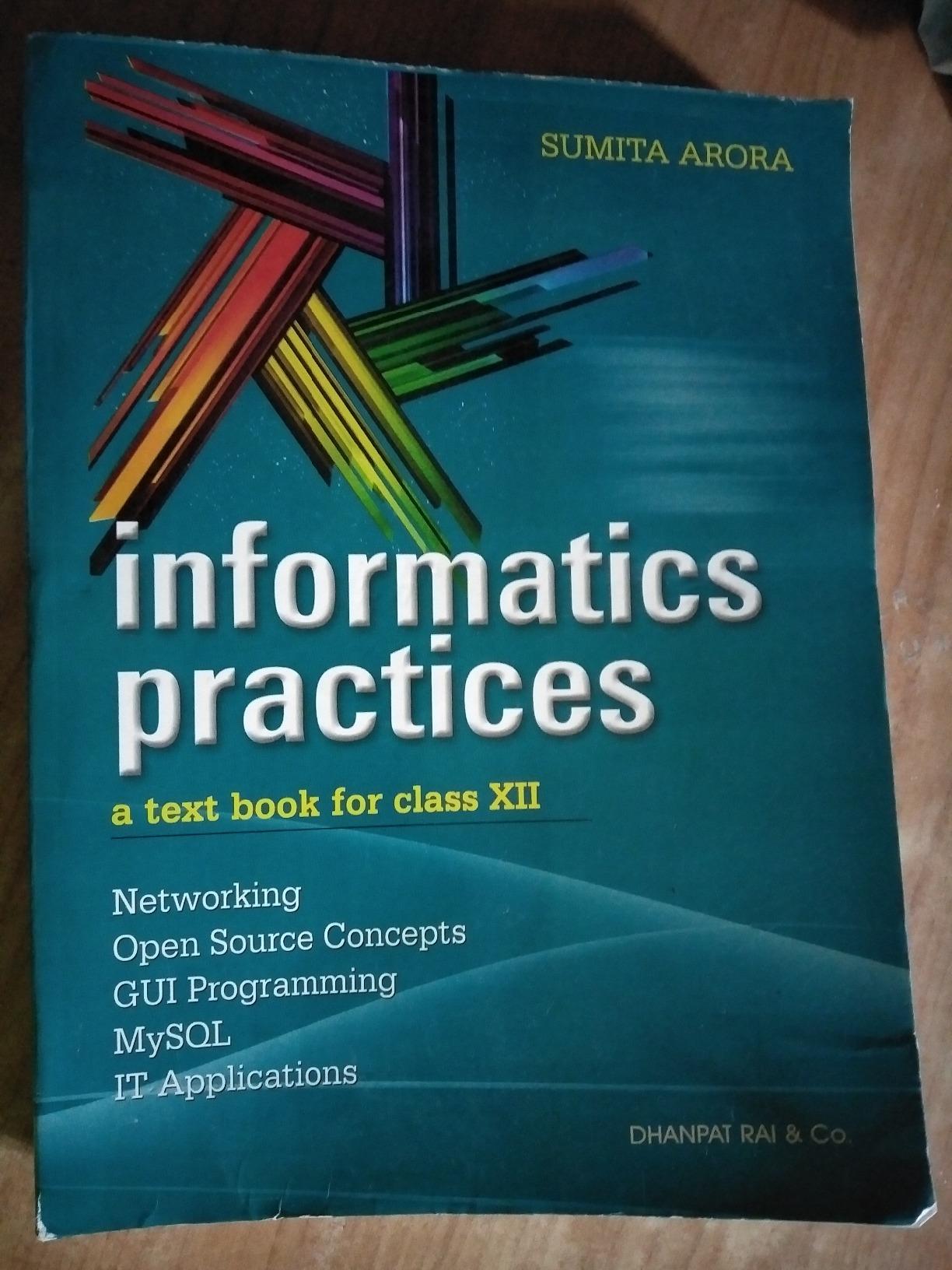 Informatics Pracitices A Textbook For Class 12 (2019-2020) Examination ...