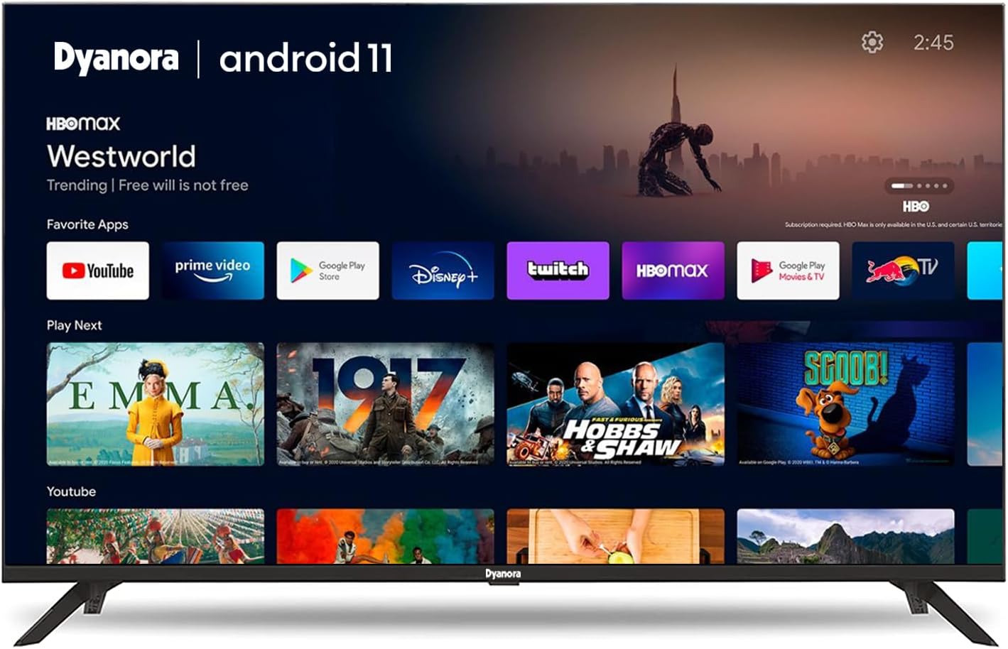 Dyanora 80cm (32 Inches) HD Ready Smart Certified Android LED TV DY ...