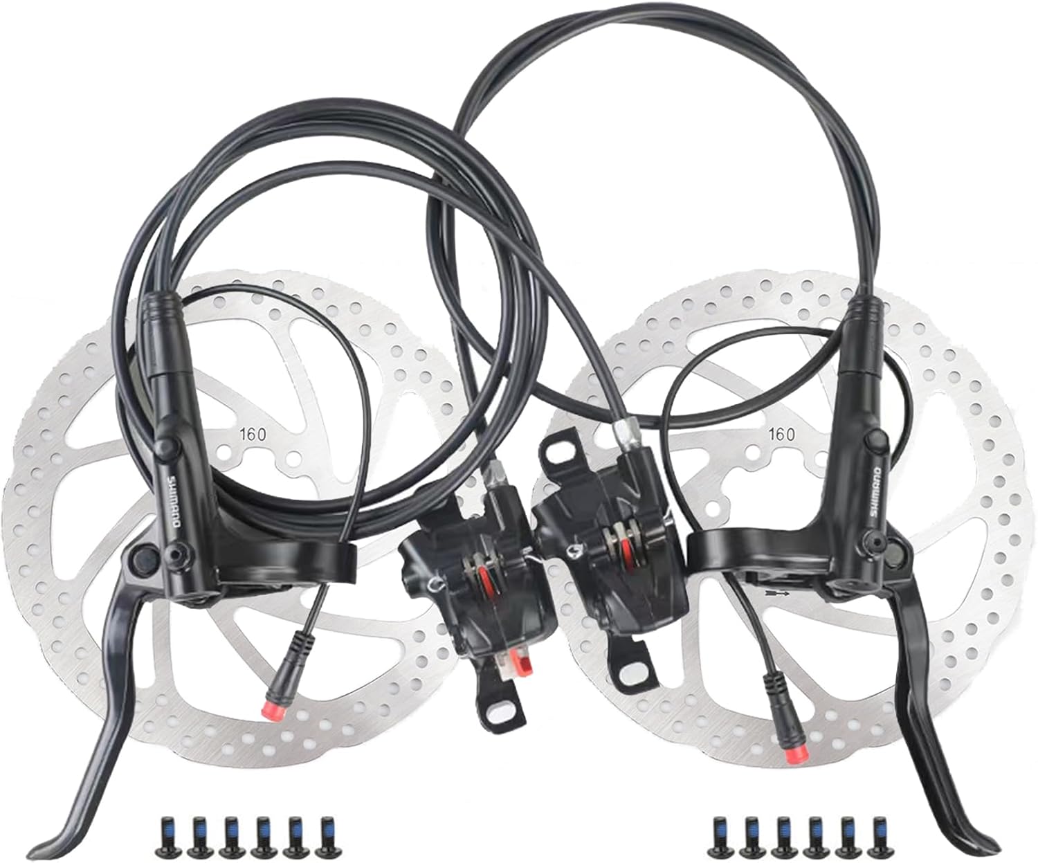 Amazon.com: Meteorolite MT200 E-Bike Hydraulic Disc Brakes Set, New ...