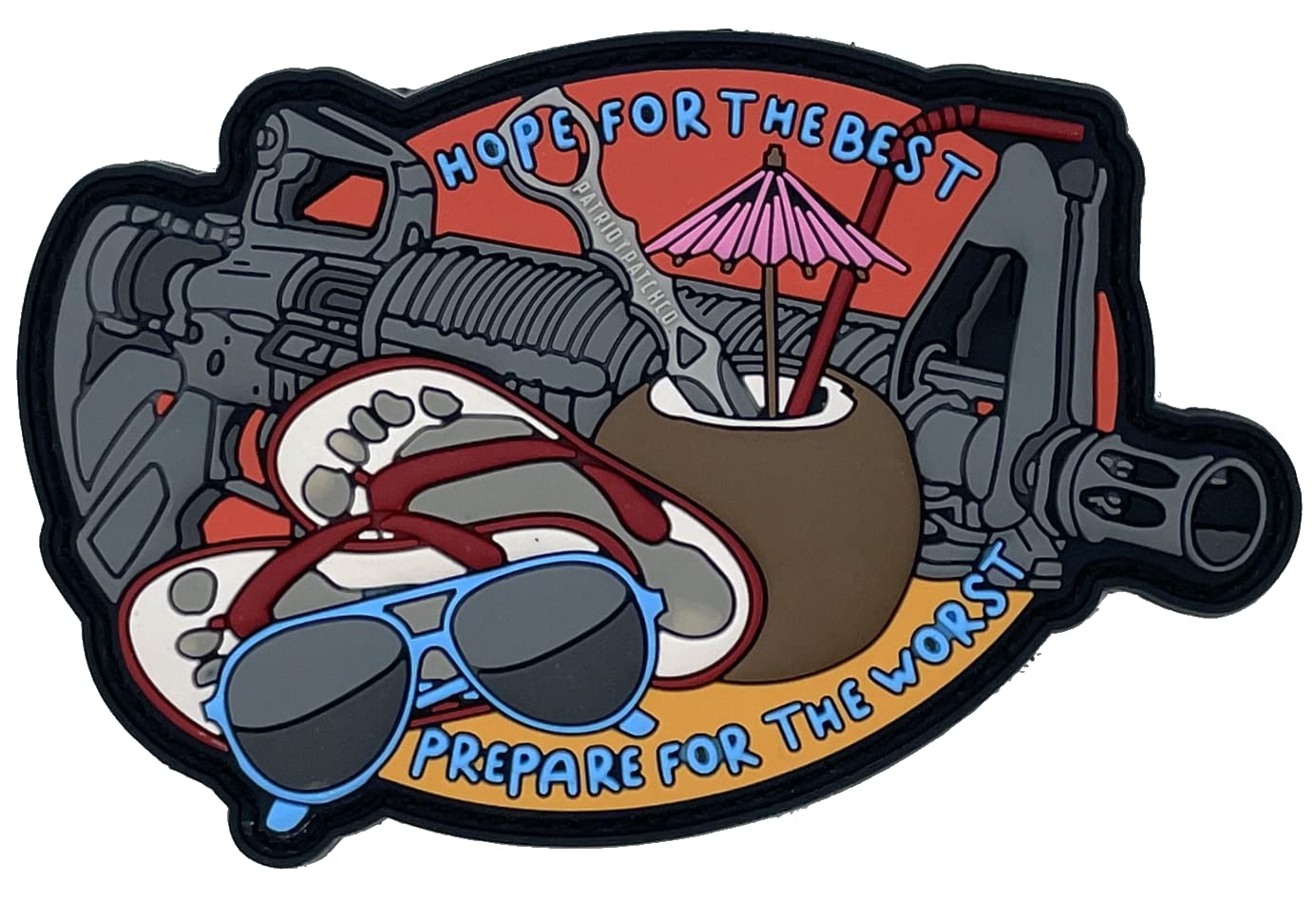 Amazon.com: Patriot Patch Co. - Hope for The Best, Prepare for The ...