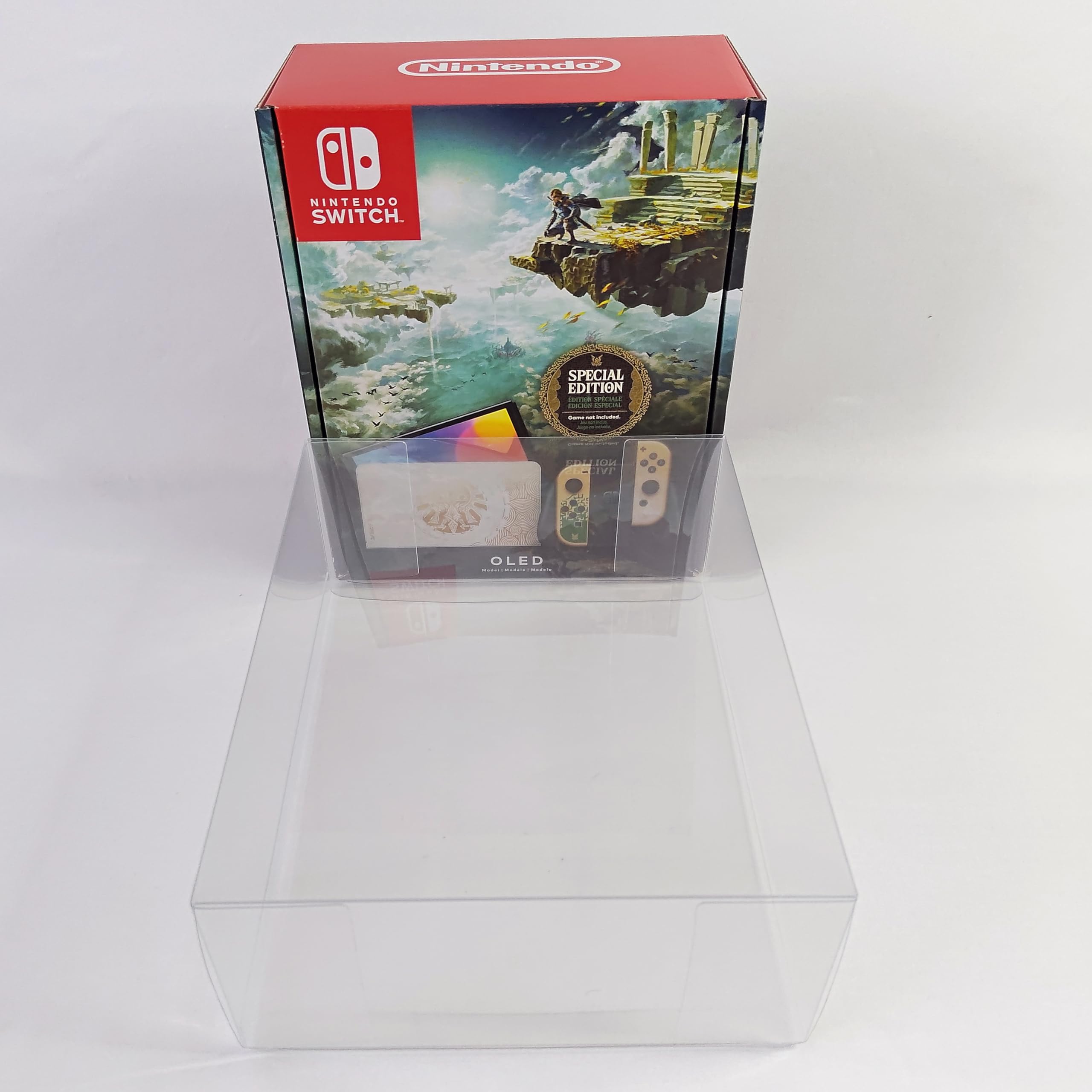 Amazon.com: OLED Nintendo Switch Box Protector Display Case PET Plastic ...