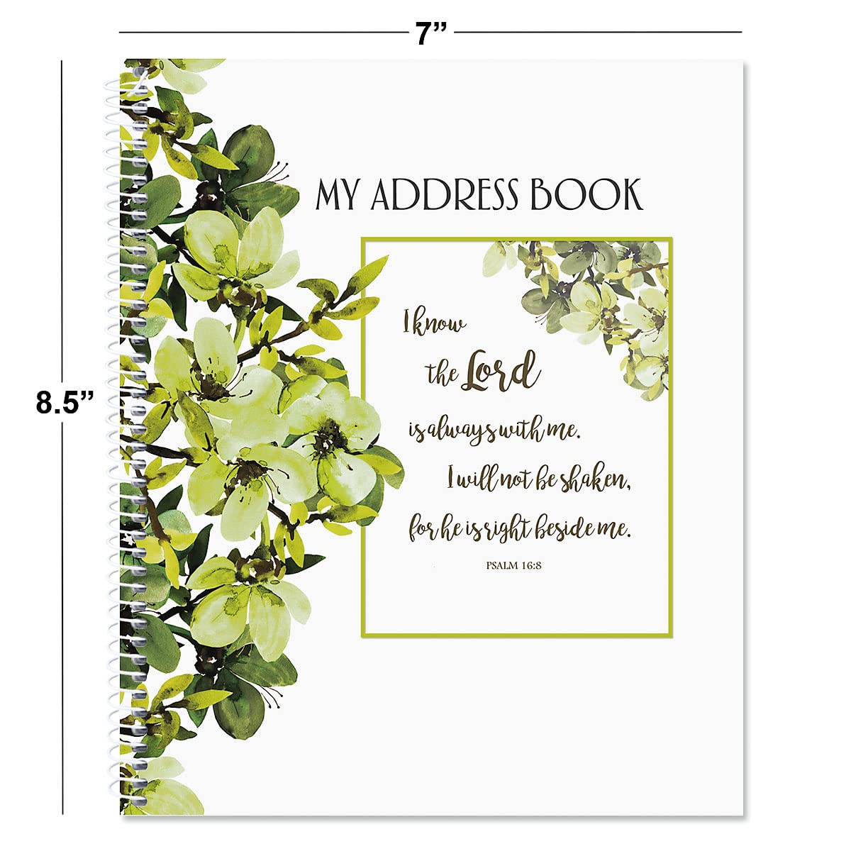 Snapklik.com : Faith Large Print Address Book, 56 Pages, Big 7” X 85 ...