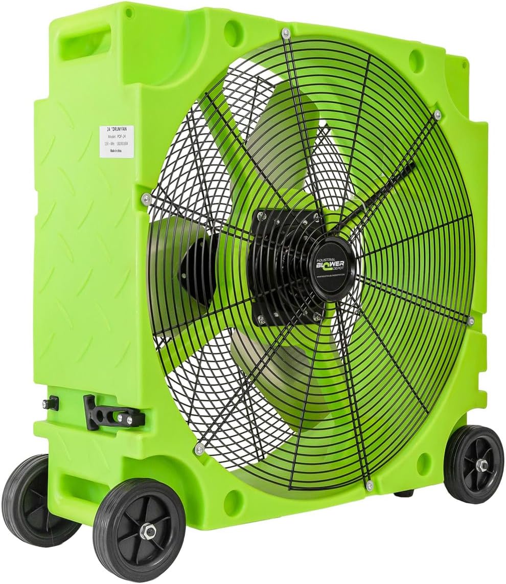 Amazon.com: Industrial Blower Depot DFP24 Drum Fan High Output with 3 ...