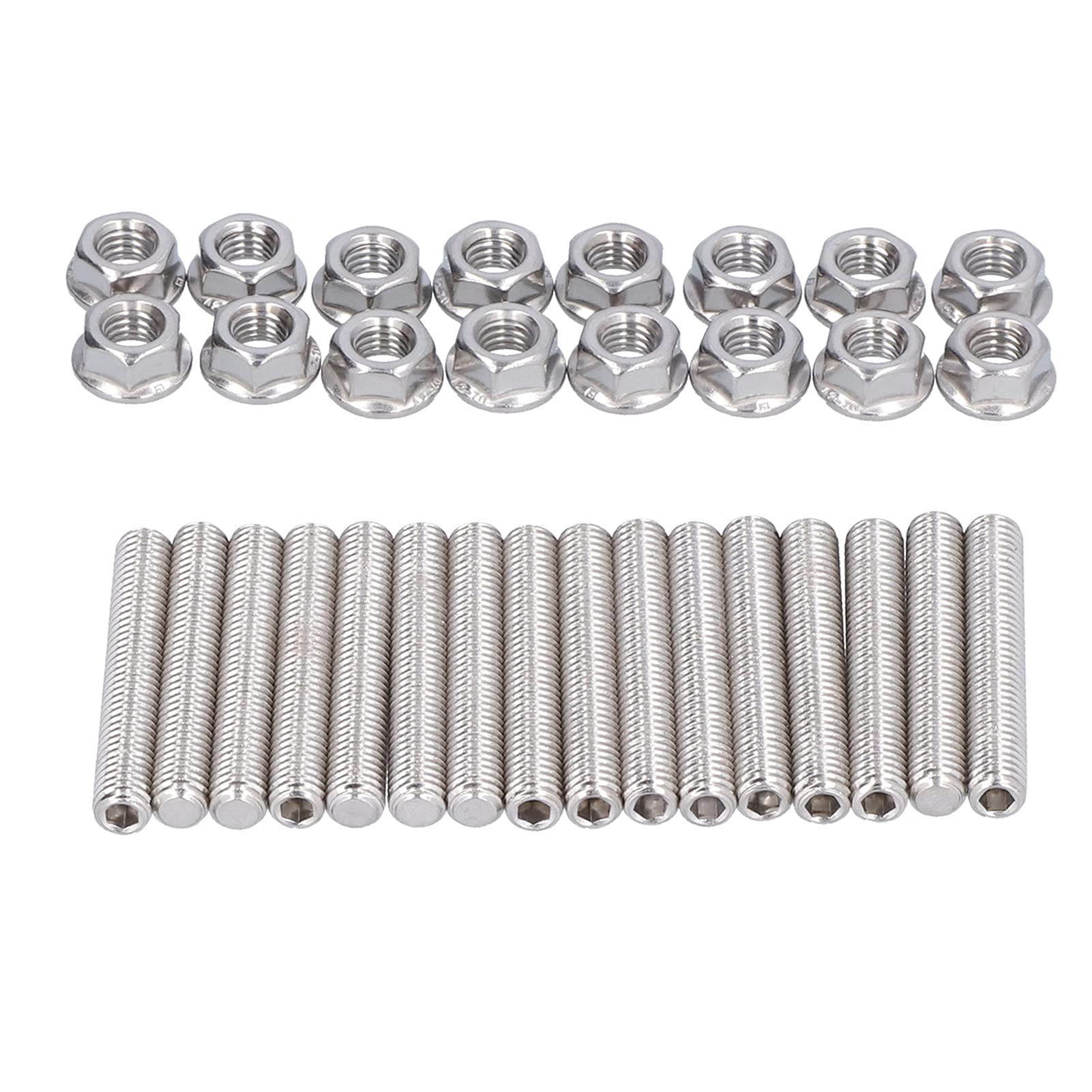 Exhaust Manifold Stud Exhaust Manifold Nuts Kit Bolts N811313S431 304 ...