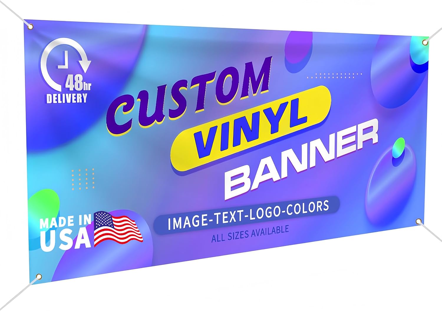 Amazon.com: Custom Vinyl Banner by EKSPRINT, 13OZ Banners and Signs ...