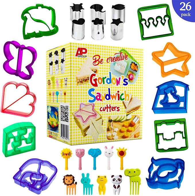 Amazon.com: Sandwich Cutters for Kids | Funbite Food Cutter for Kids ...
