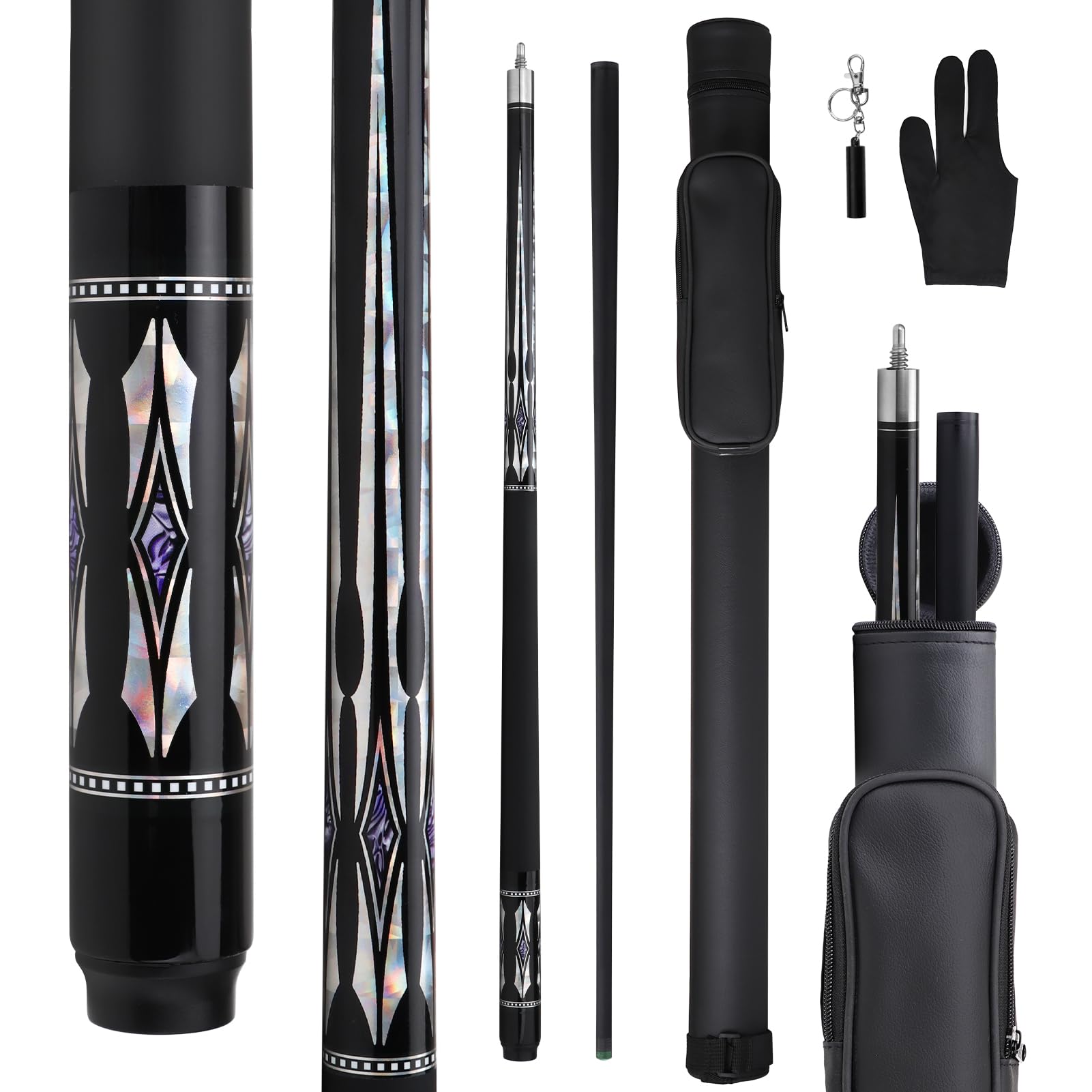 Snapklik.com : Oztwel 2-Piece Pool Cue Stick