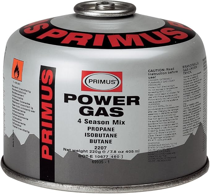 Primus valve gas cartridge 230 g gas bottle : Amazon.co.uk: Sports ...