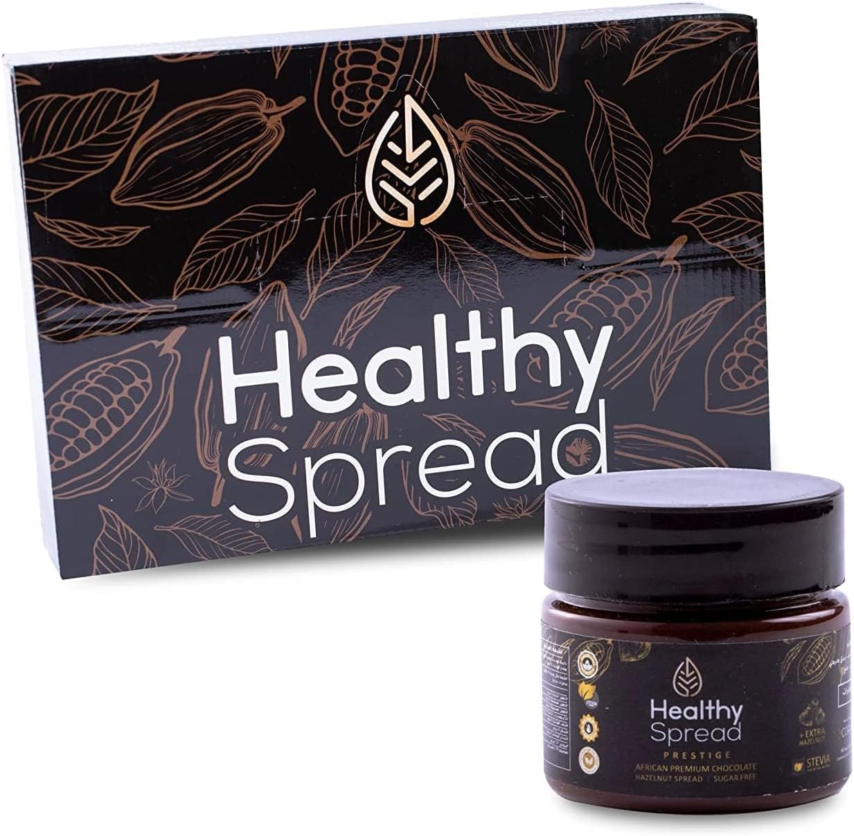 Healthy Spread Chocolate Hazelnut Small Size 37g (24 Pieces): Buy ...