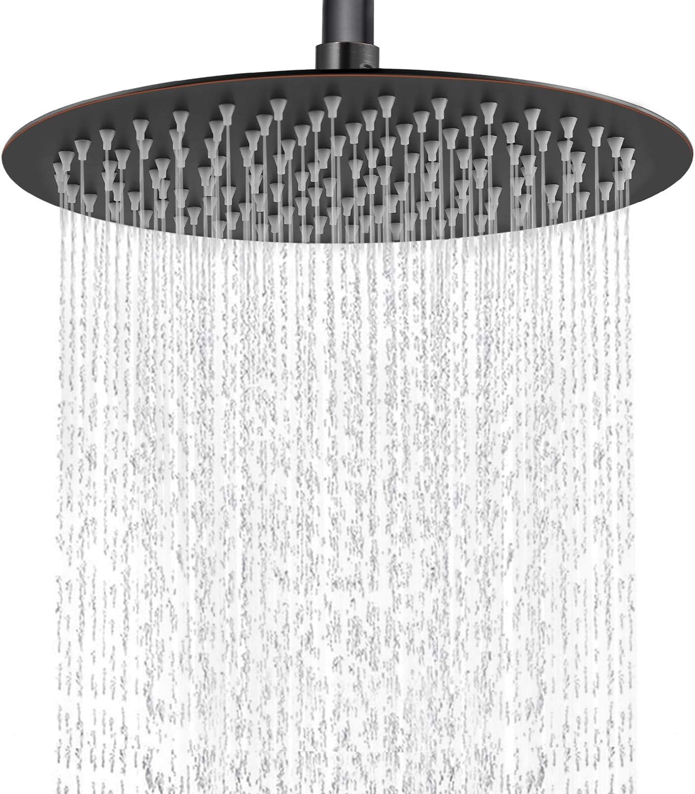 ShowerMaxx, Luxury Spa Series: Bronze Rain Shower Head, 9-Inch Round ...